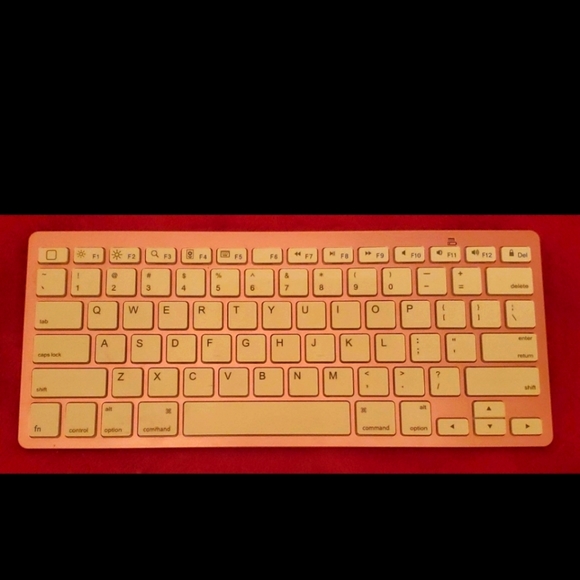 Other | Ultraslim Bluetooth Ipad Wireless Keyboard Rose Gold White ...